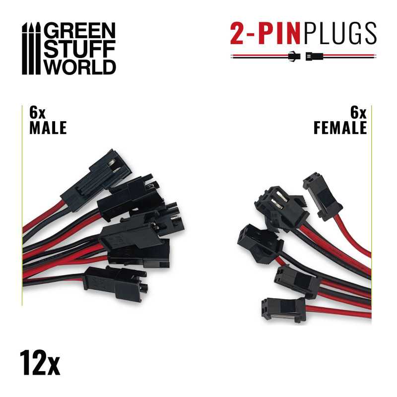 2 Pin Plug: Quick connectors