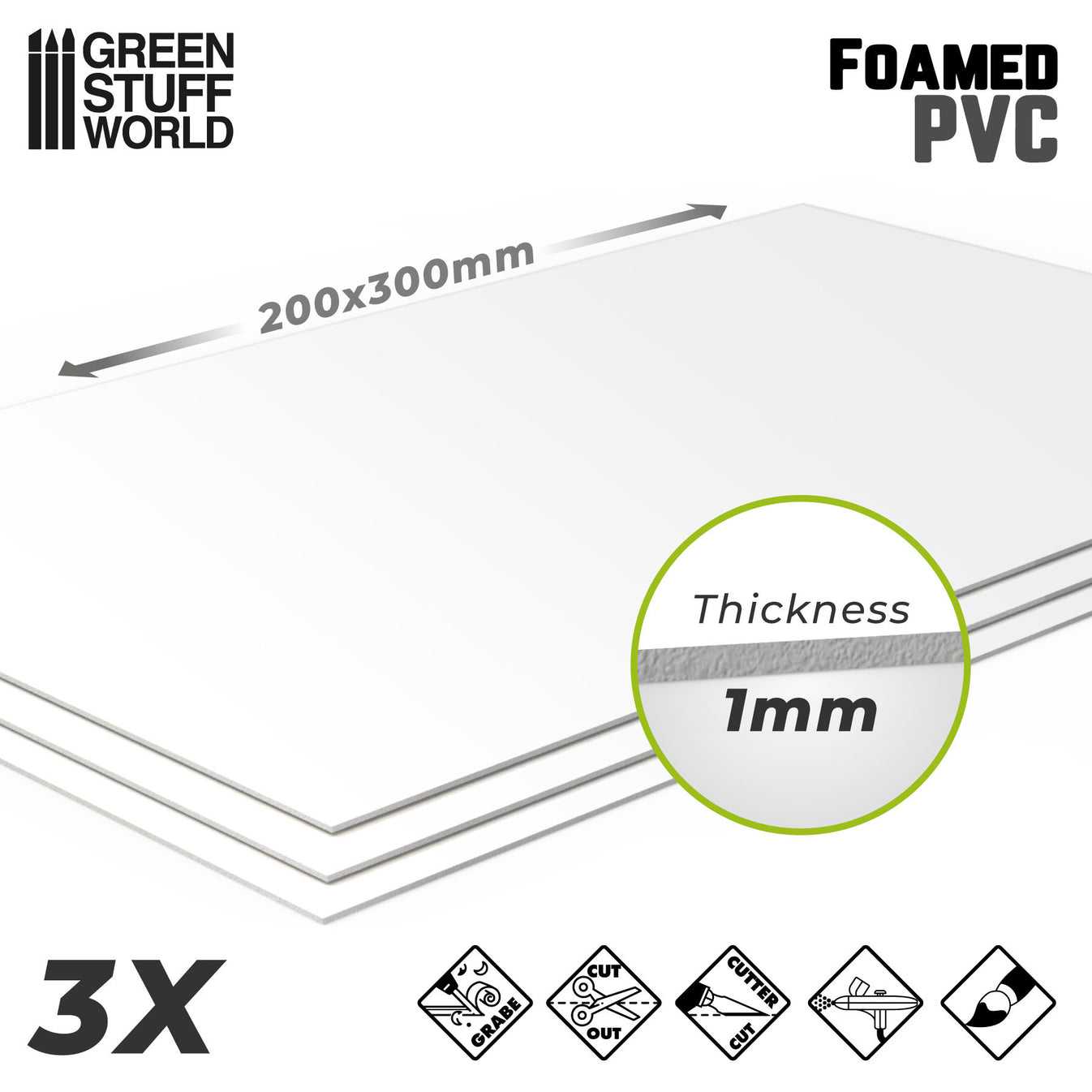Bases – Foamed PVC (1mm)