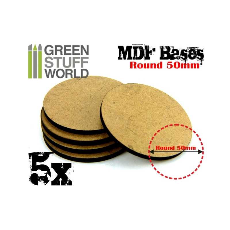 MDF bases – round (5 sizes)